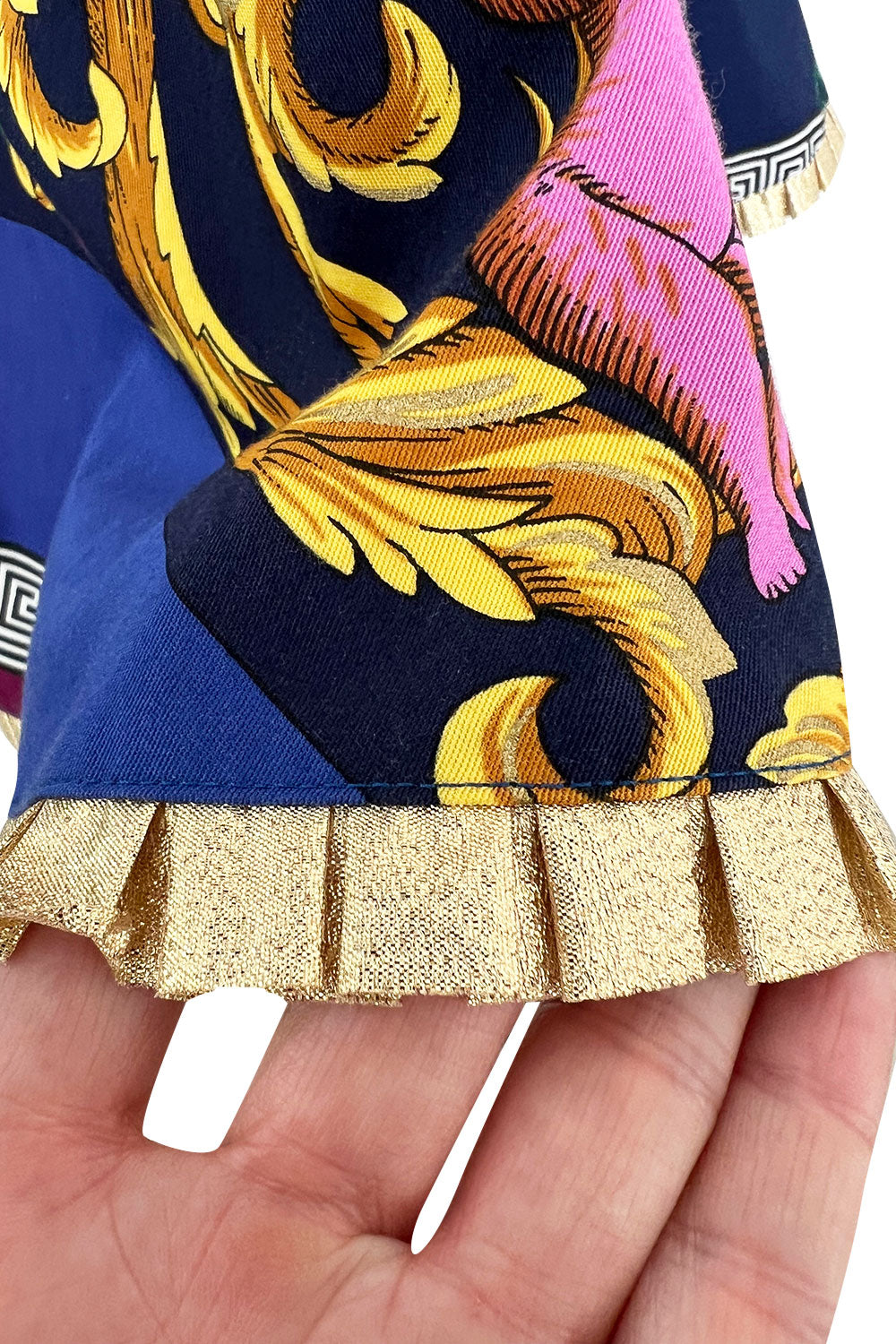 Iconic Spring 1992 Versace by Gianni Versace Jeans Couture Floral Prin ...
