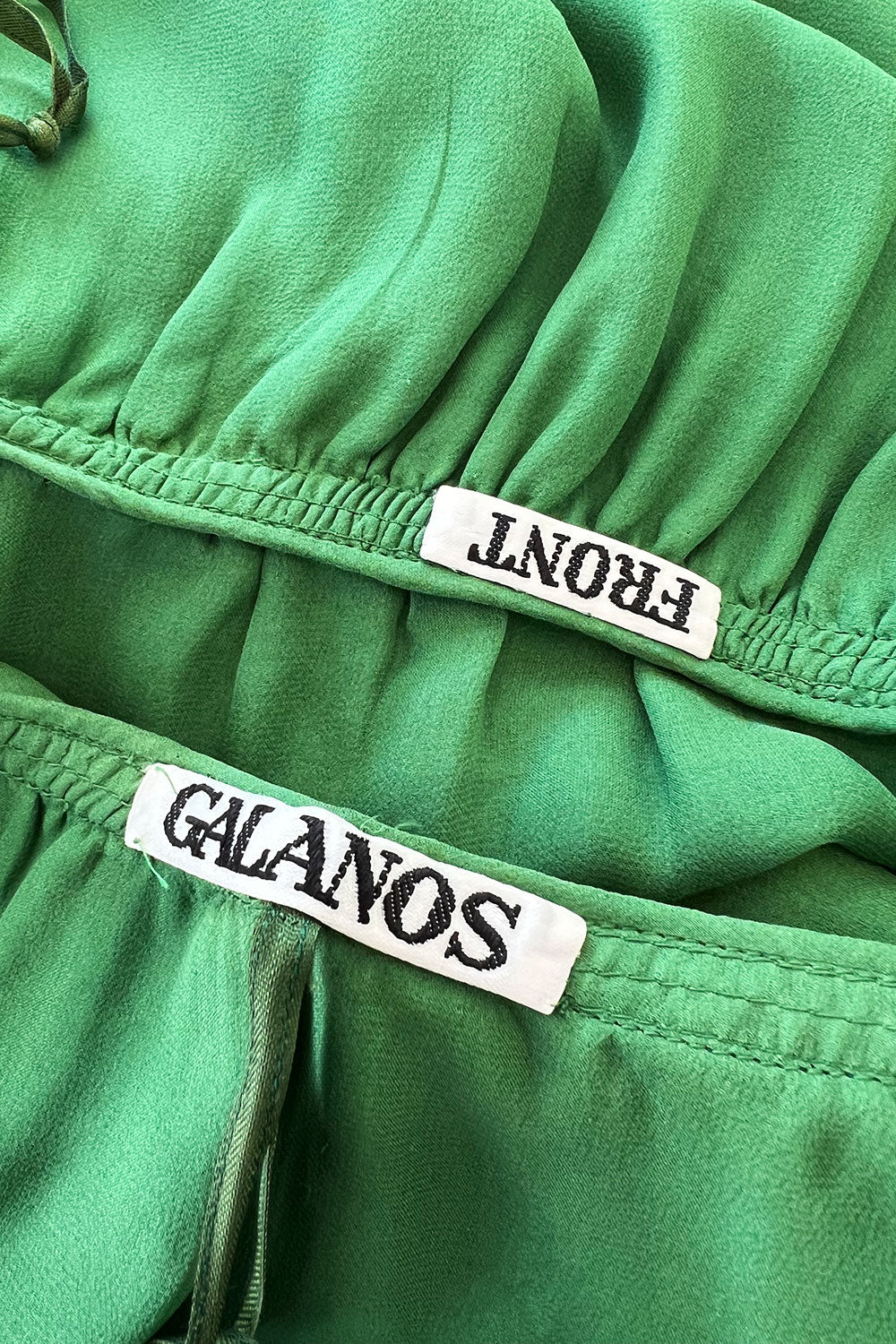 Prettiest 1970s James Galanos Couture Weightless One Shoulder Floral S ...