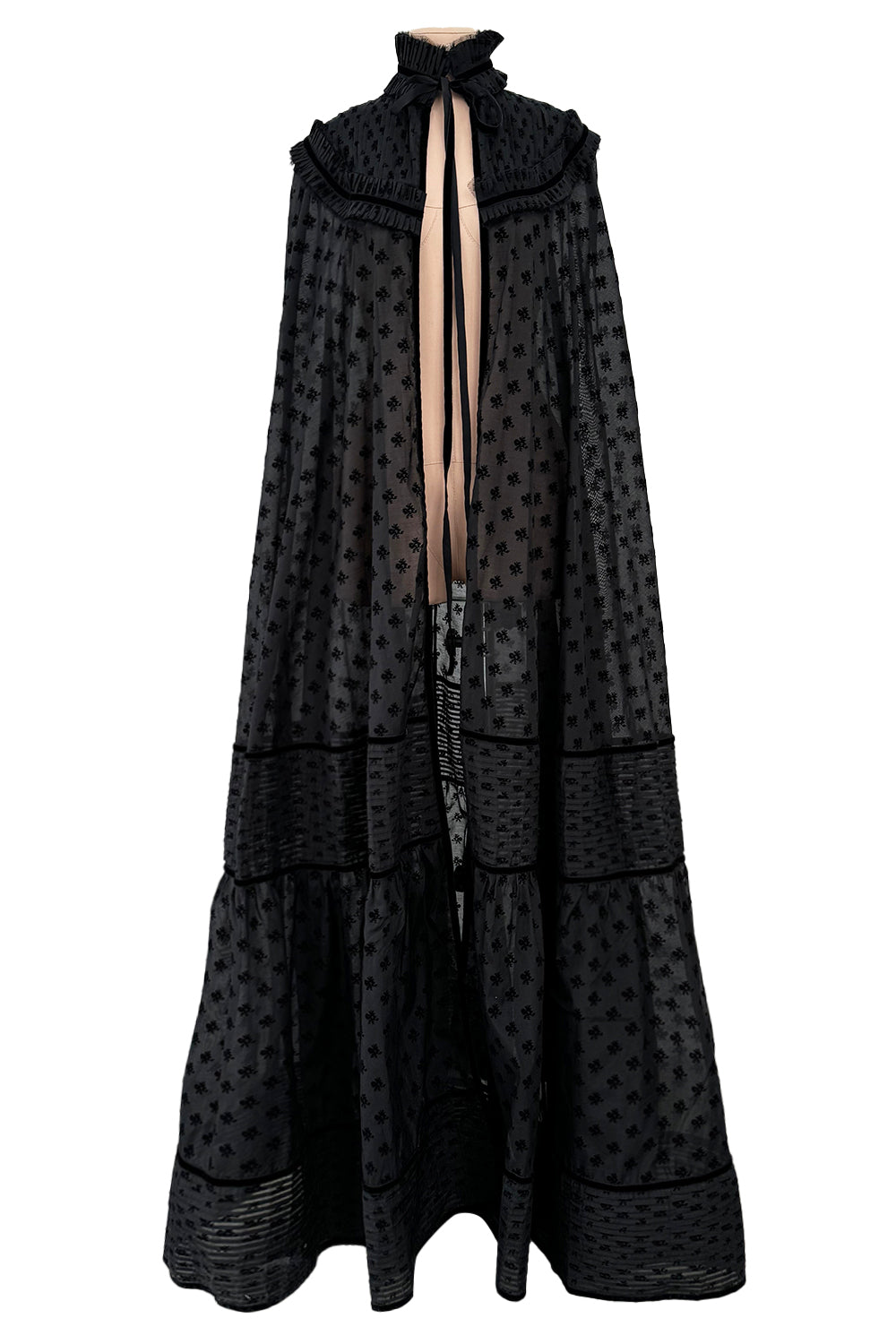 Fall 2017 Dsquared by Dean & Dan Runway High Neck Black Silk & Cotton ...