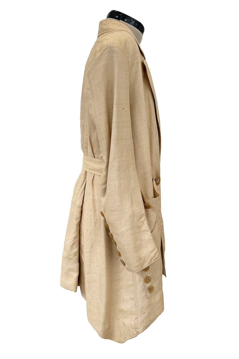 Incredible 1920s or Earlier Unlabeled Ultra Fine Natural Linen Jacket ...