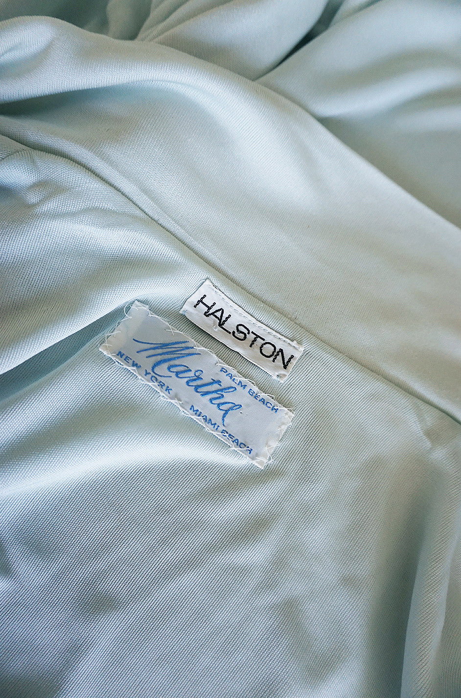 c1971 Baby Blue Halston Dress & Jacket – Shrimpton Couture
