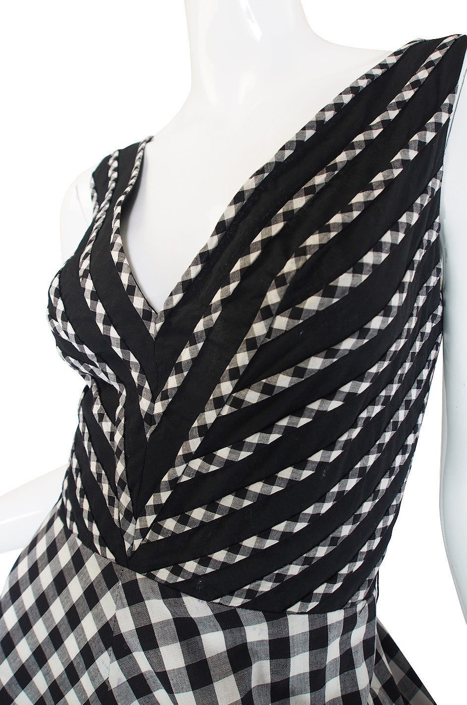 1970s Graphic Jean Varon Check Dress – Shrimpton Couture