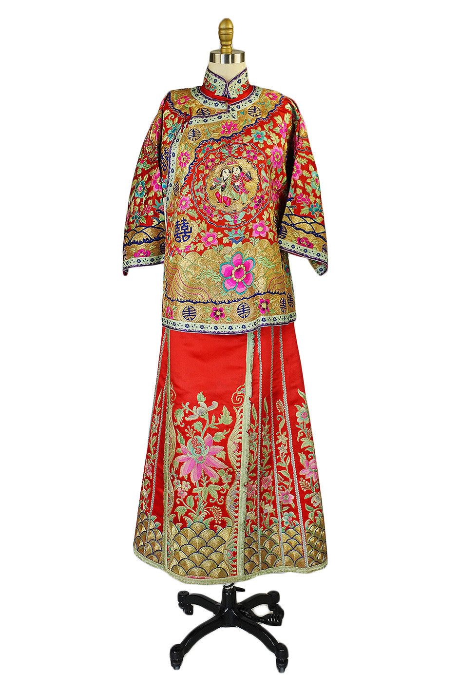 Rare Antique Silk Chinese Wedding Set – Shrimpton Couture