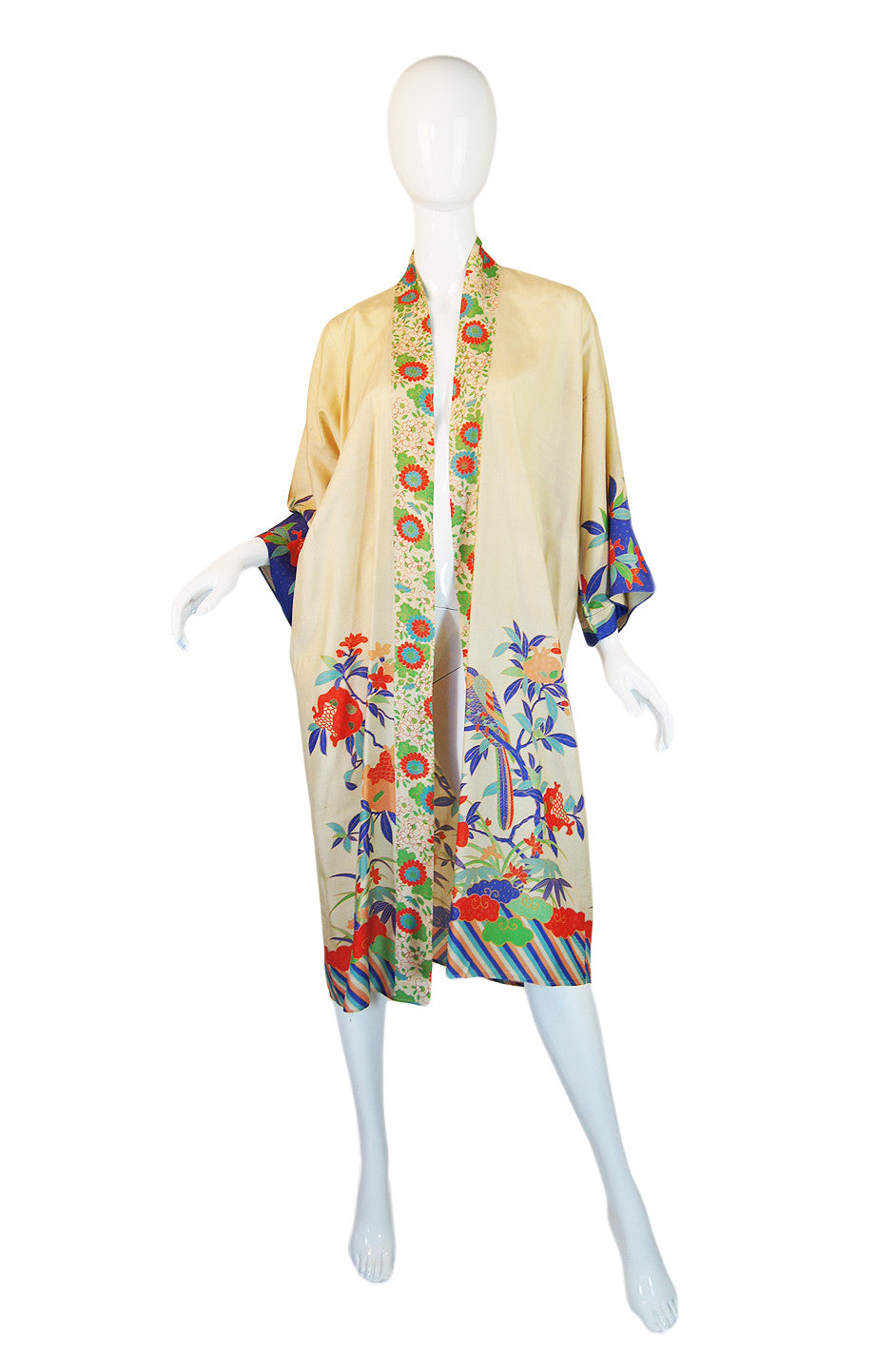 1920s Rare Printed Tissue Silk Kimono – Shrimpton Couture