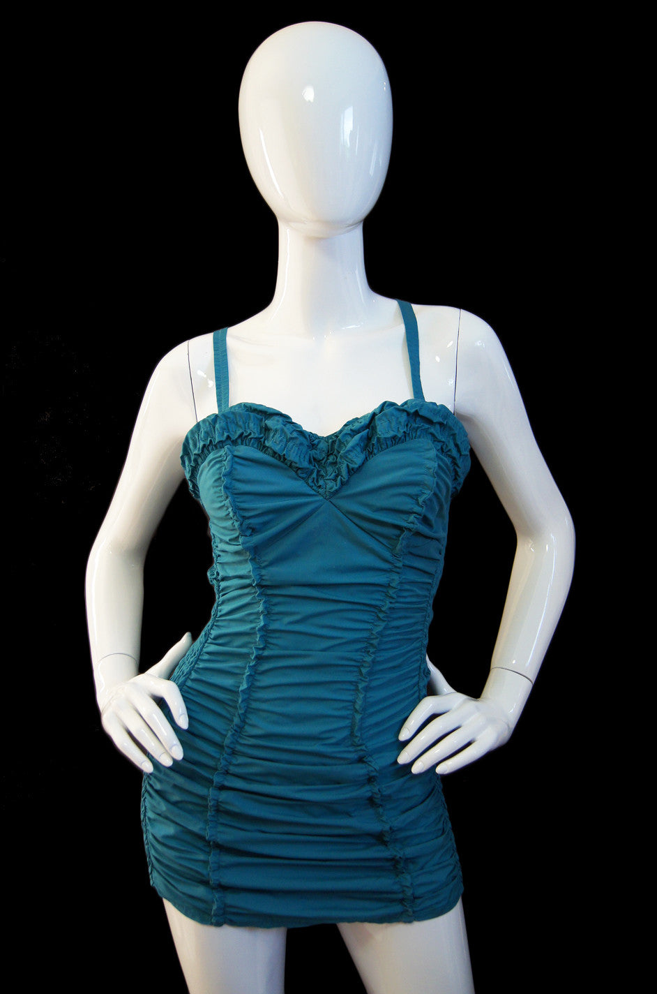 1940s Jantzen Gathered Pin Up Swimsuit – Shrimpton Couture