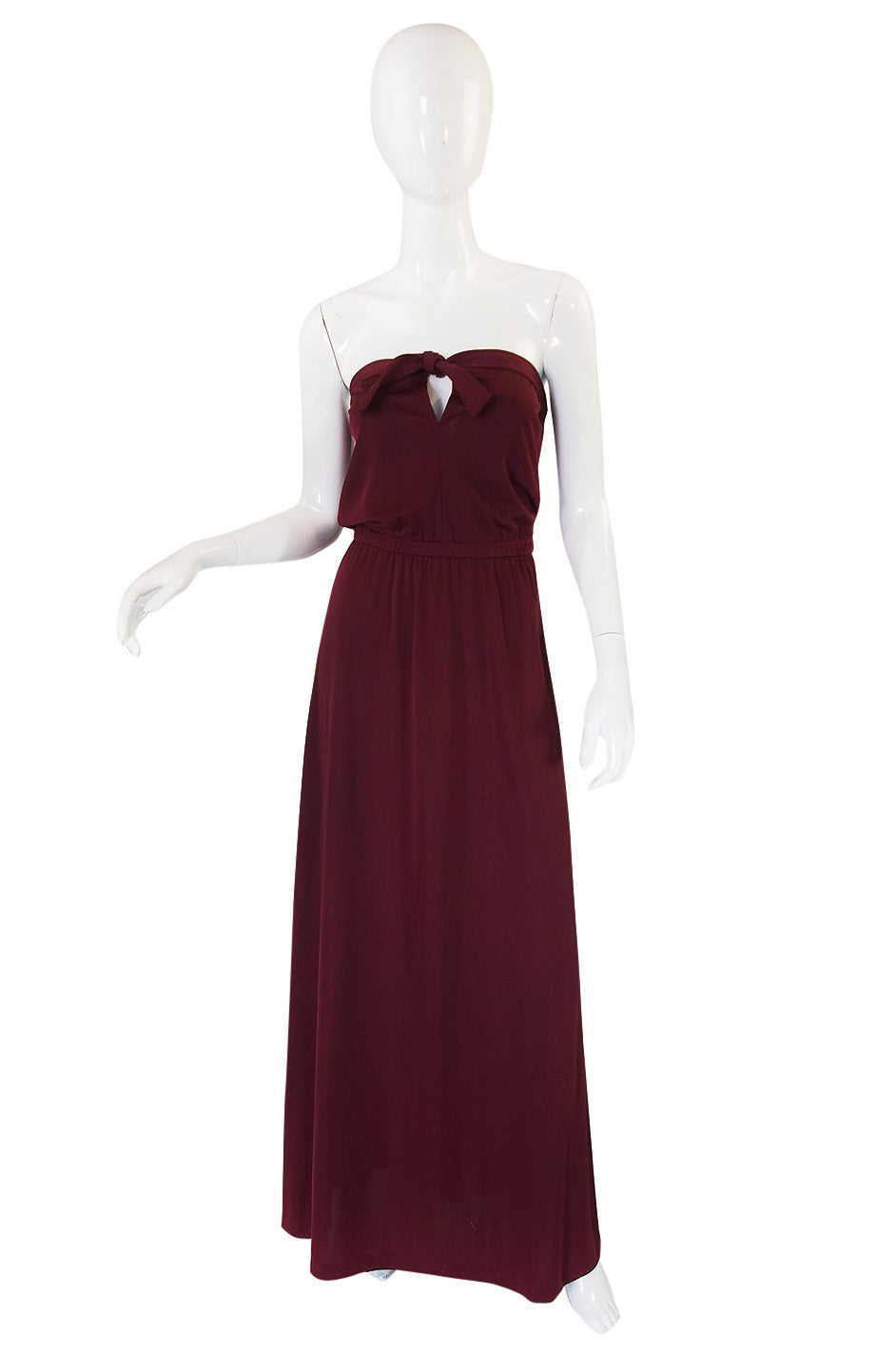 1970s Joy Stevens Strapless Maxi Dress – Shrimpton Couture