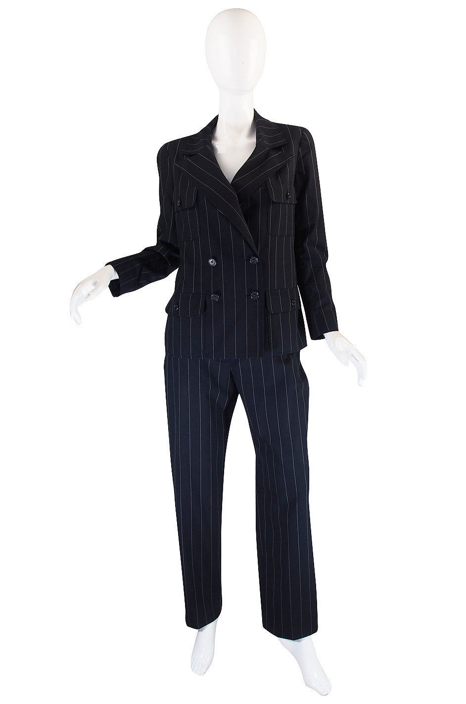 Amazing 1997 Striped Chanel Pant Suit – Shrimpton Couture