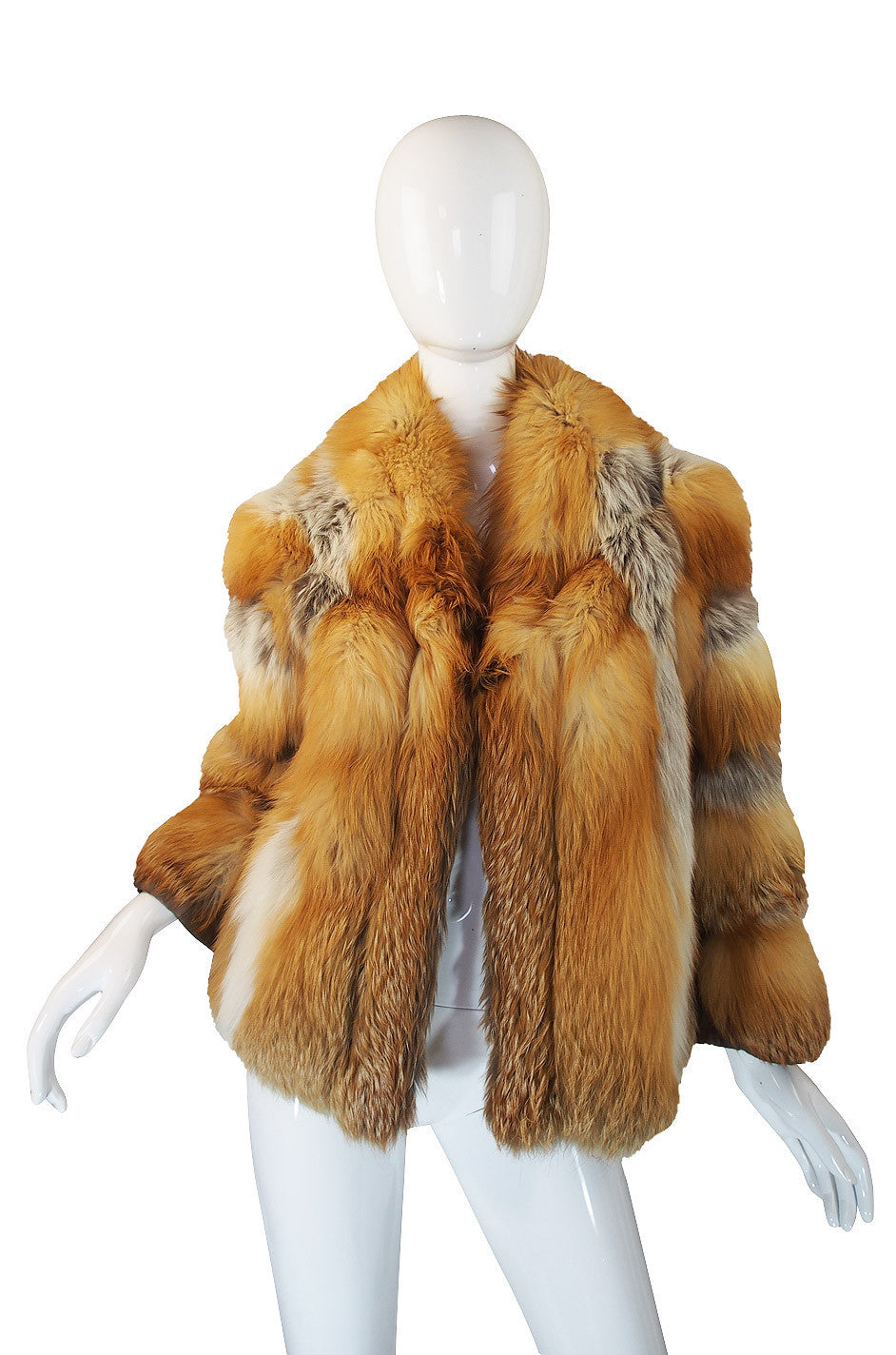 1970s Red Fox & Leather Jacket – Shrimpton Couture