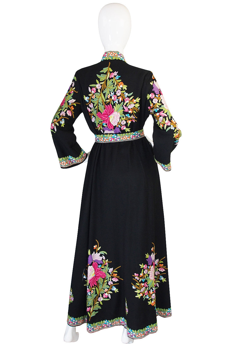 Exceptional Antique Hand Embroidered Coat or Gown – Shrimpton Couture