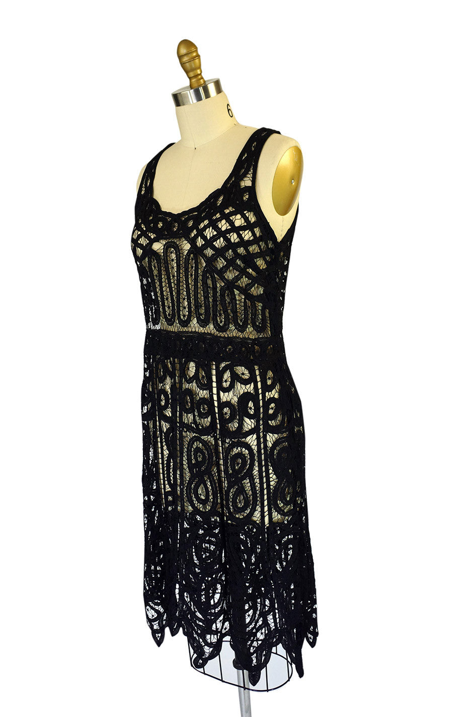 1920s Tape Lace & Beaded Flapper Dress – Shrimpton Couture