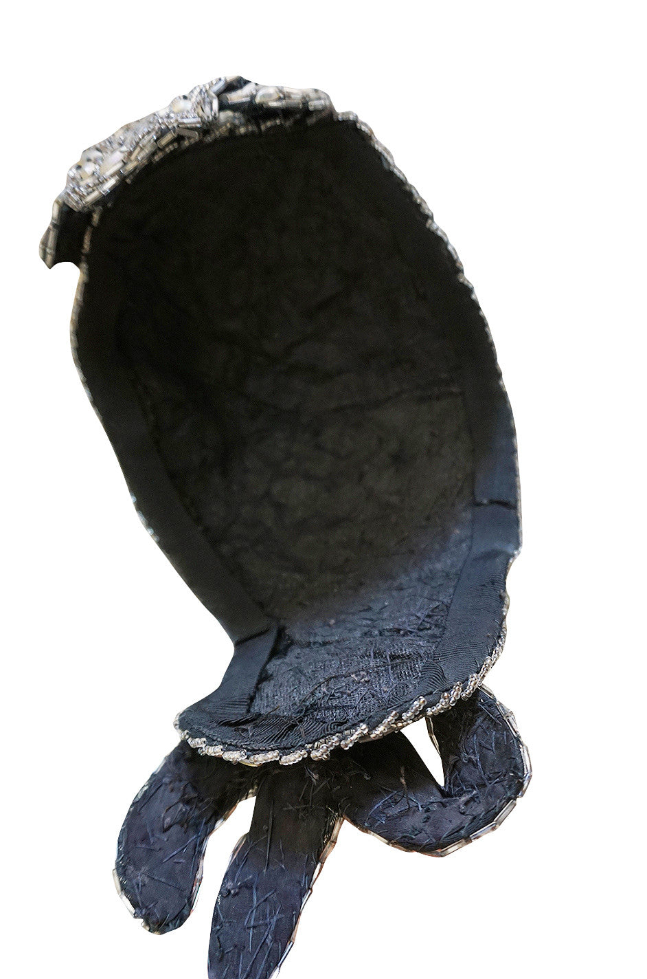 1920s Hand Made Beaded Skull Cap Flapper Cloche Hat – Shrimpton Couture