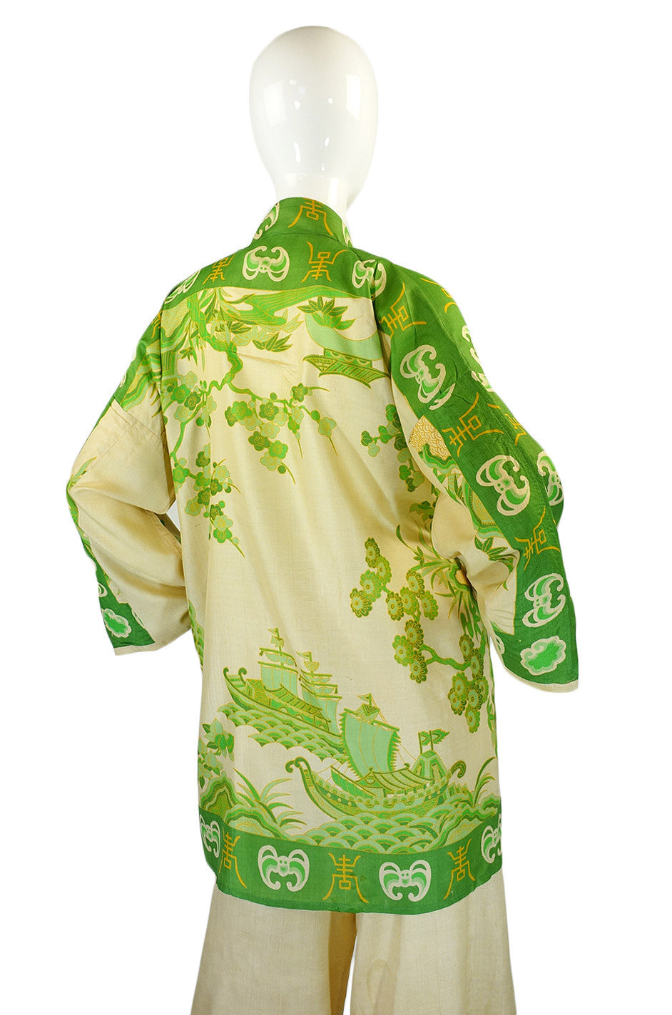 Rare 1920s Printed Tissue Silk PJ Set – Shrimpton Couture