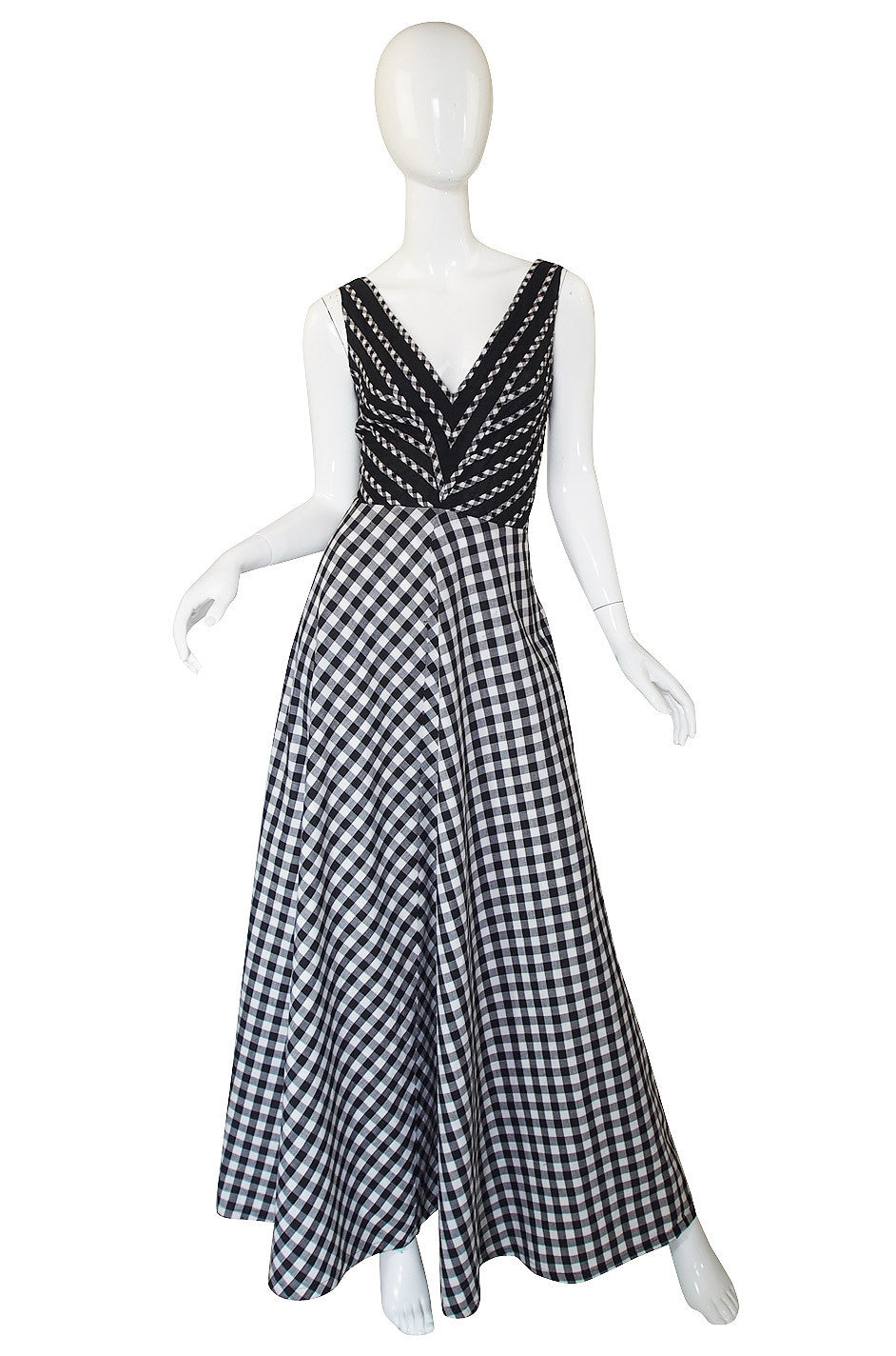 1970s Graphic Jean Varon Check Dress – Shrimpton Couture
