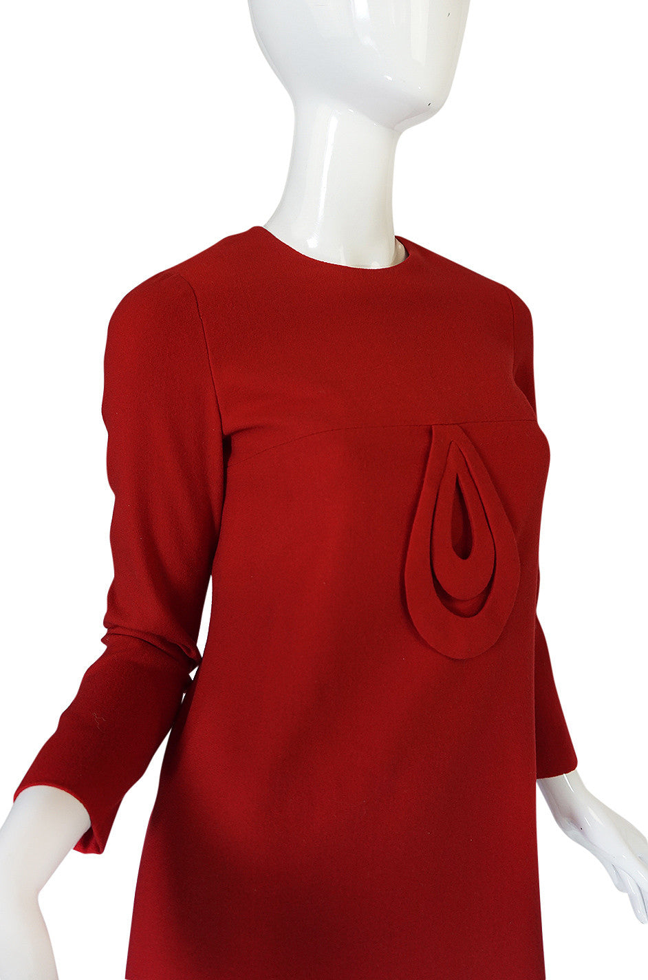 1960s Pierre Cardin for Takashimaya Red Loop Dress – Shrimpton Couture