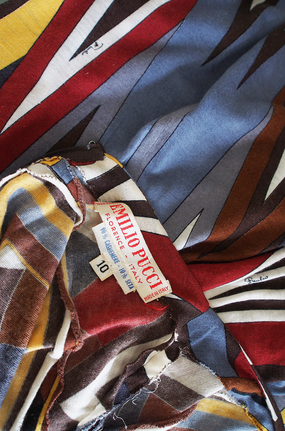 1960s Emilio Pucci Fine Silk & Cashmere Dress – Shrimpton Couture