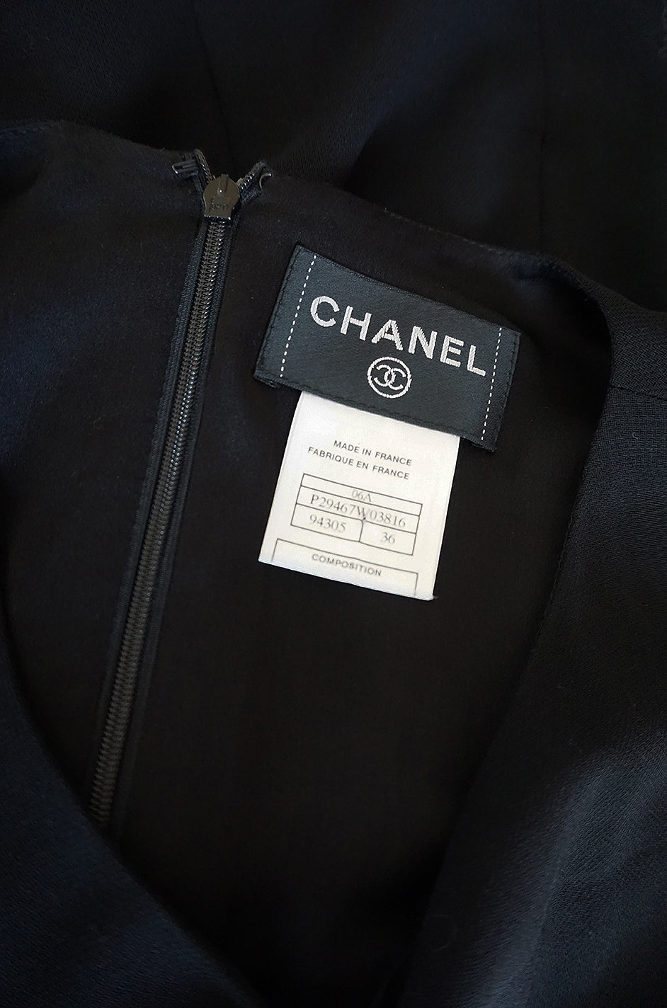Fall 2006 Chanel Runway Little Black Fitted Stretch Dress – Shrimpton ...