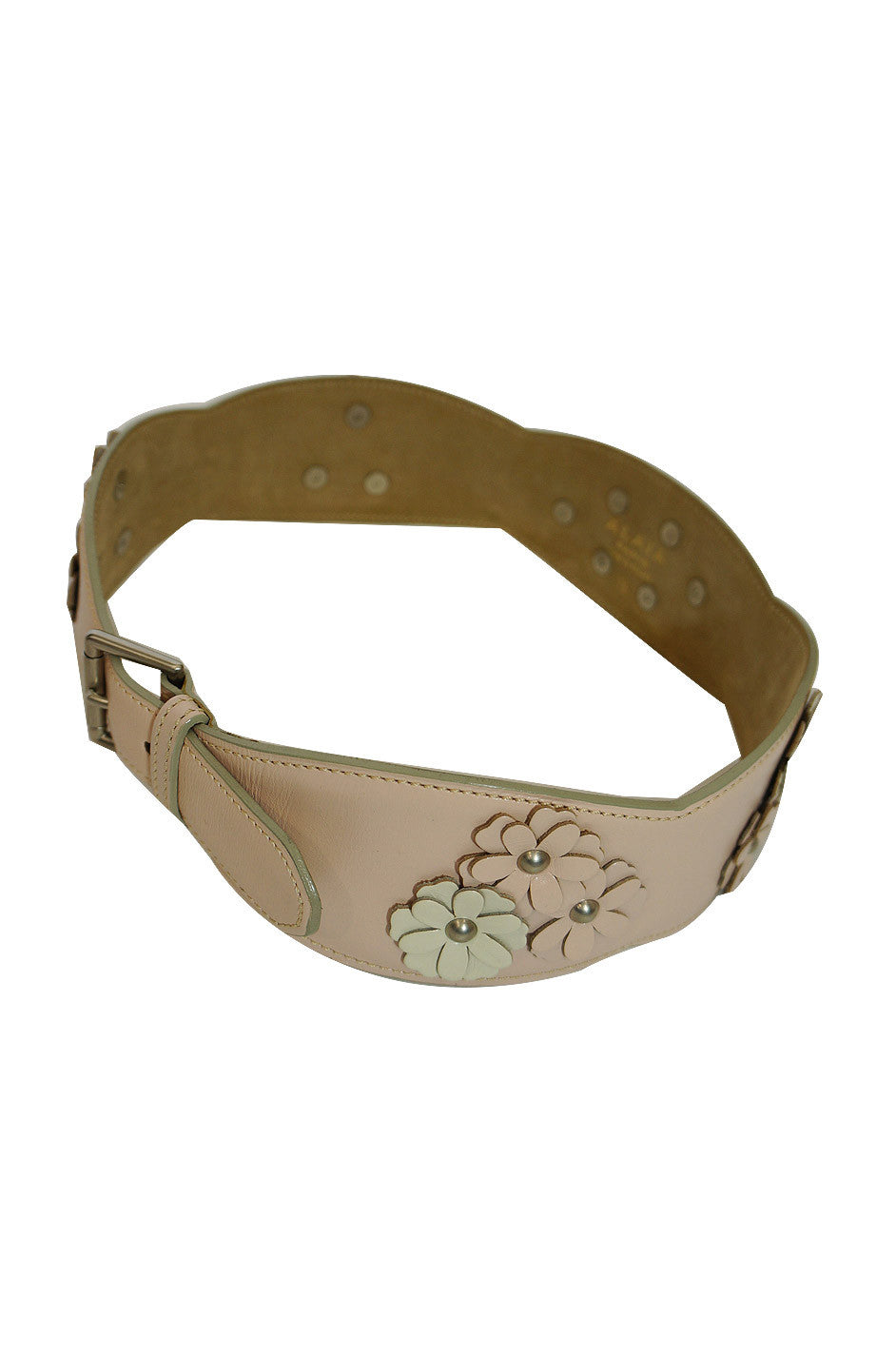 1980s Azzedine Alaia Pink Flower Belt – Shrimpton Couture