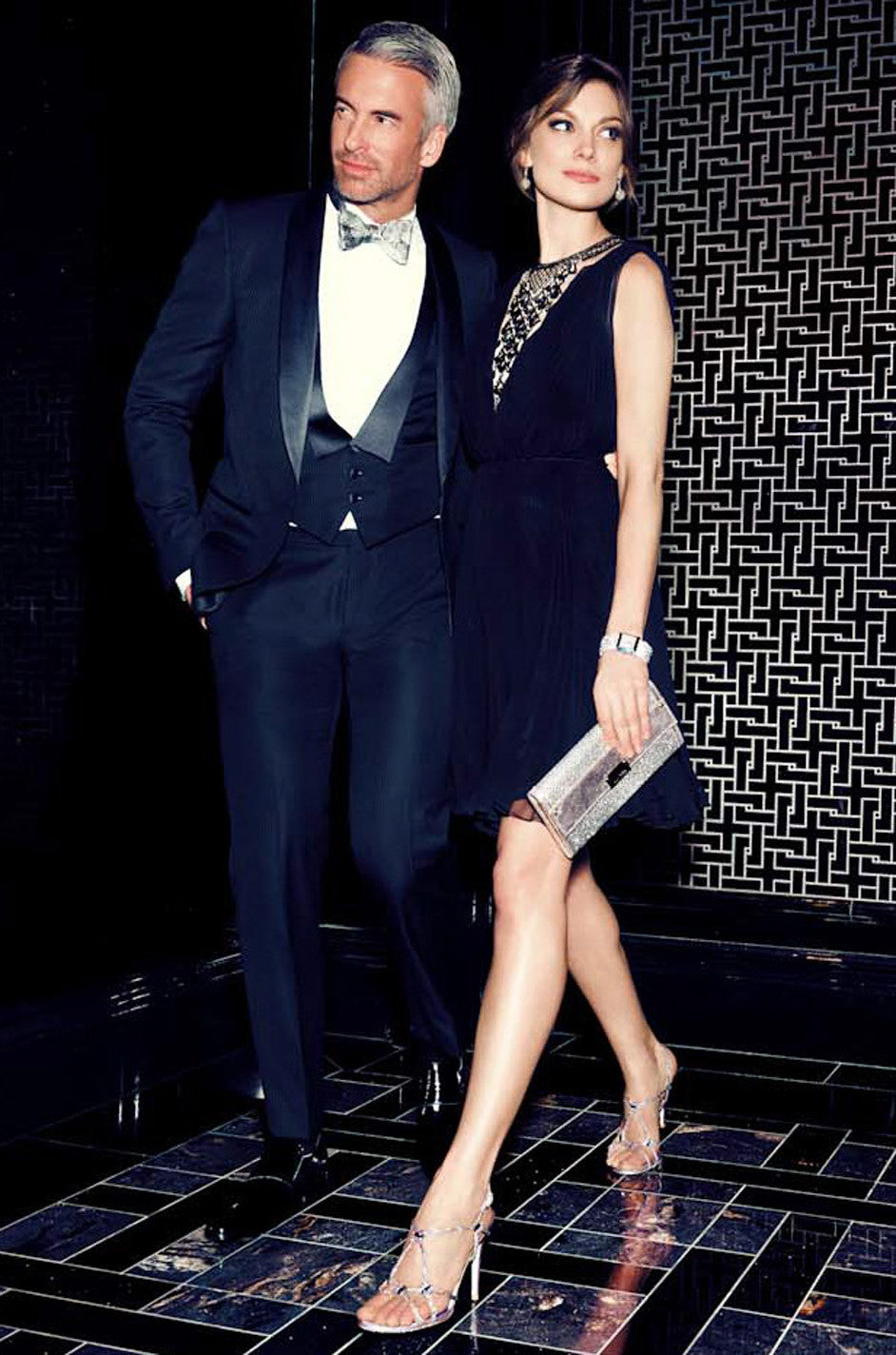 1960s Black Beaded Chiffon Jack Bryan Dress – Shrimpton Couture