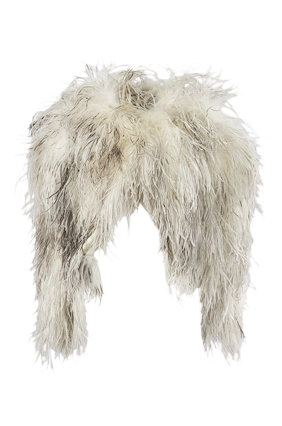 Original 1970s Unlabeled Fluffy Ostrich Feather Crop Jacket – Shrimpton ...